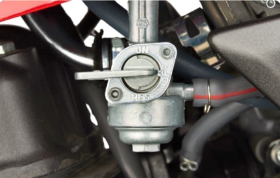 Honda Motorcycle Should Reserve Be Open Or Closed When Filling