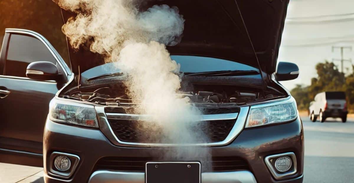 Extraordinary Hood Of Car Smoking Images