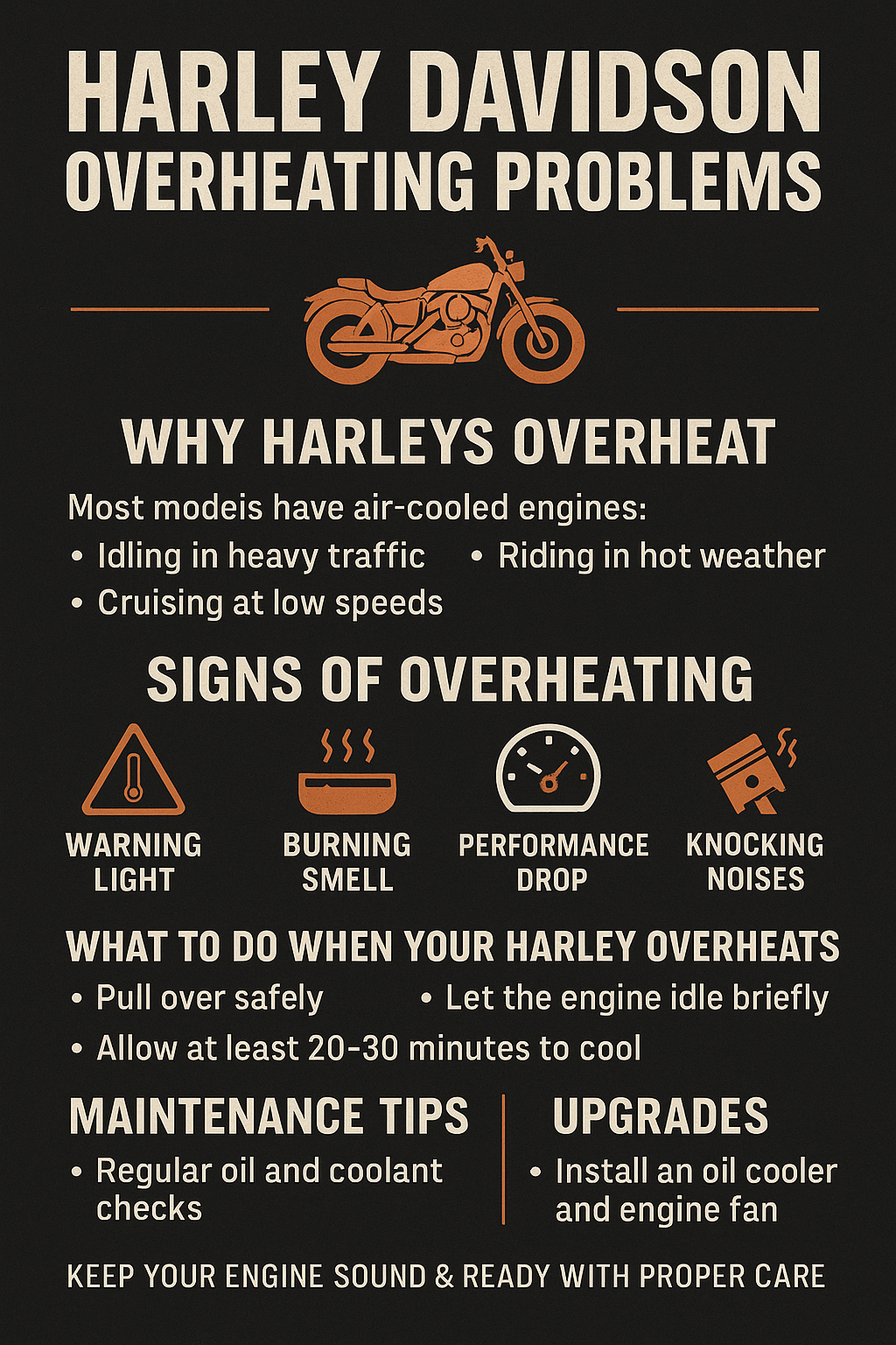 Harley Davidson Overheating Problems- Causes and Solutions